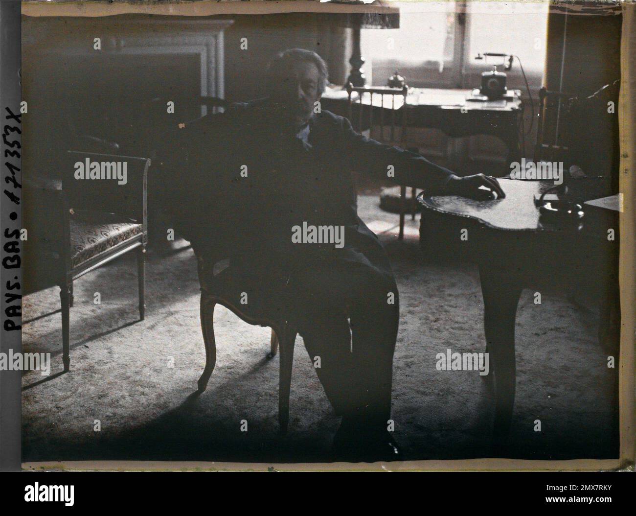 The Hague, the Netherlands Conference of Peace. Aristide Briand seated ...