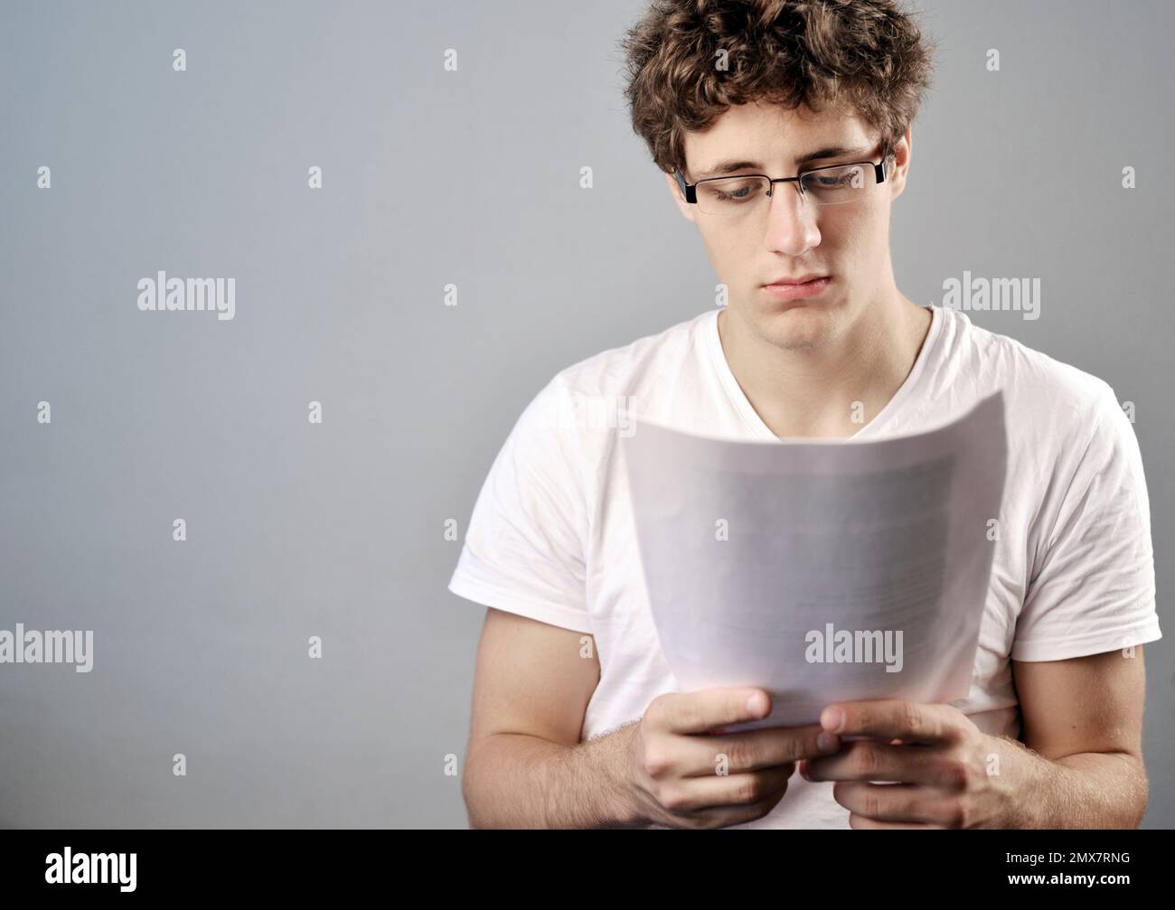 Men studying papers hi-res stock photography and images - Alamy