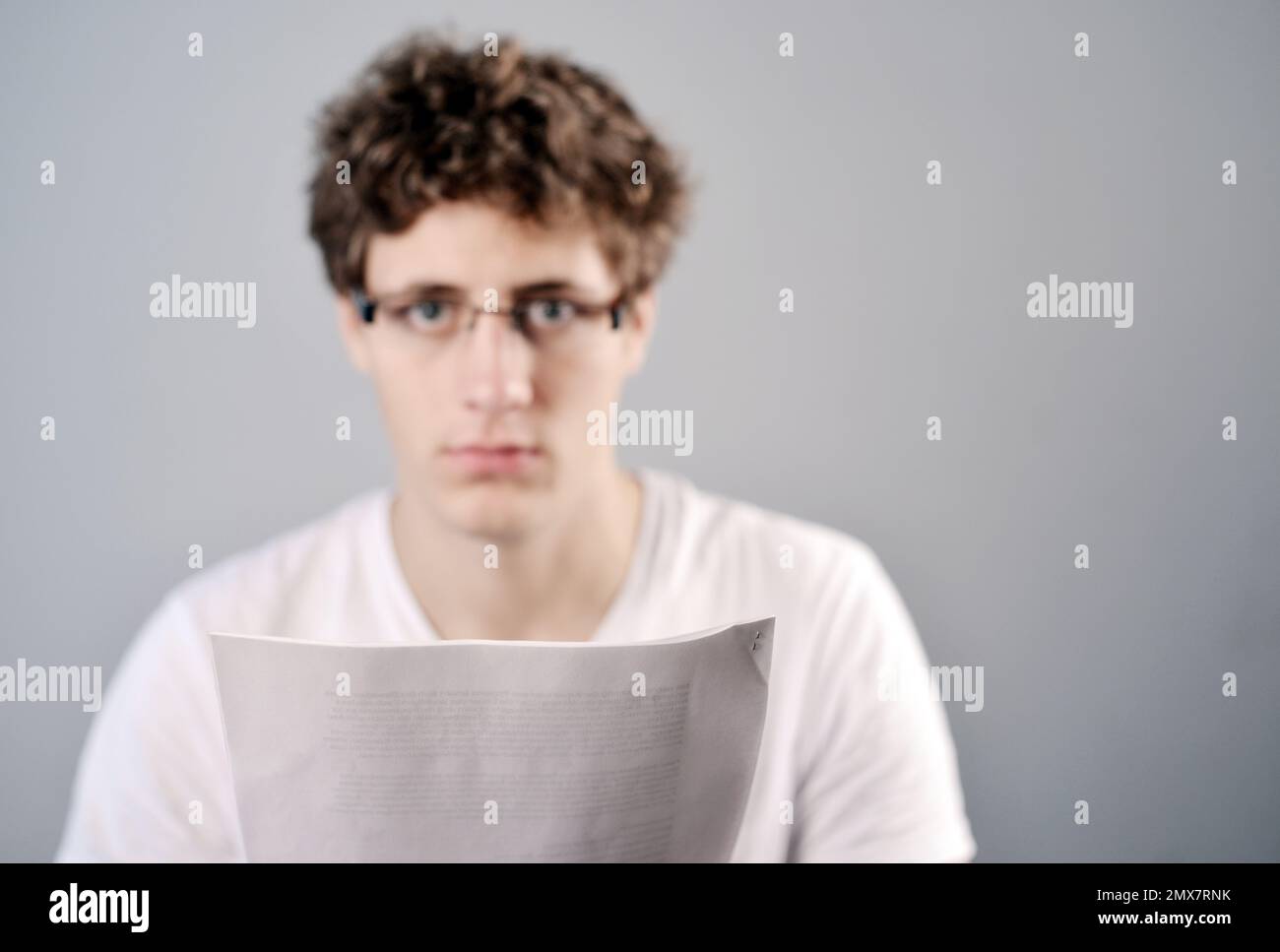 Men studying papers hi-res stock photography and images - Alamy