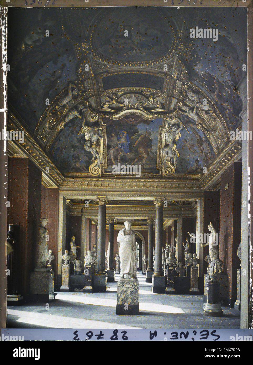 Paris (1st arr.), France The seasons room, ground floor of the Denon ...