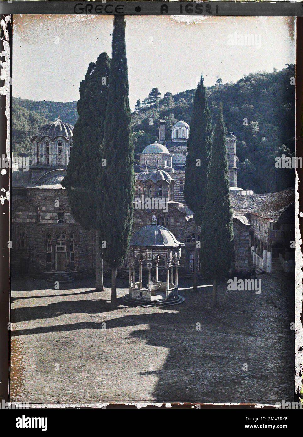 The Hilandar monastery, Greece , 1918 - Greece - Fernand Cuville ...