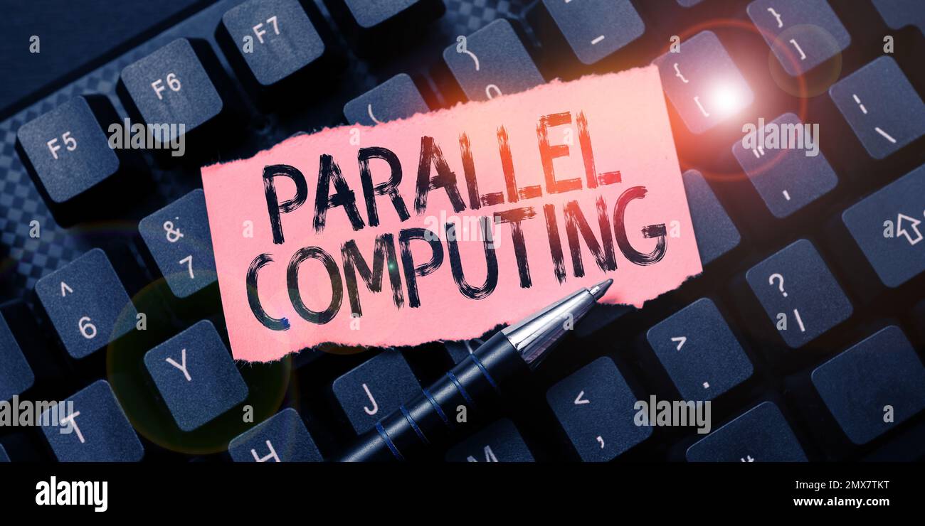 Text caption presenting Parallel Computing. Internet Concept ... Text caption presenting Parallel Computing. Internet Concept ...