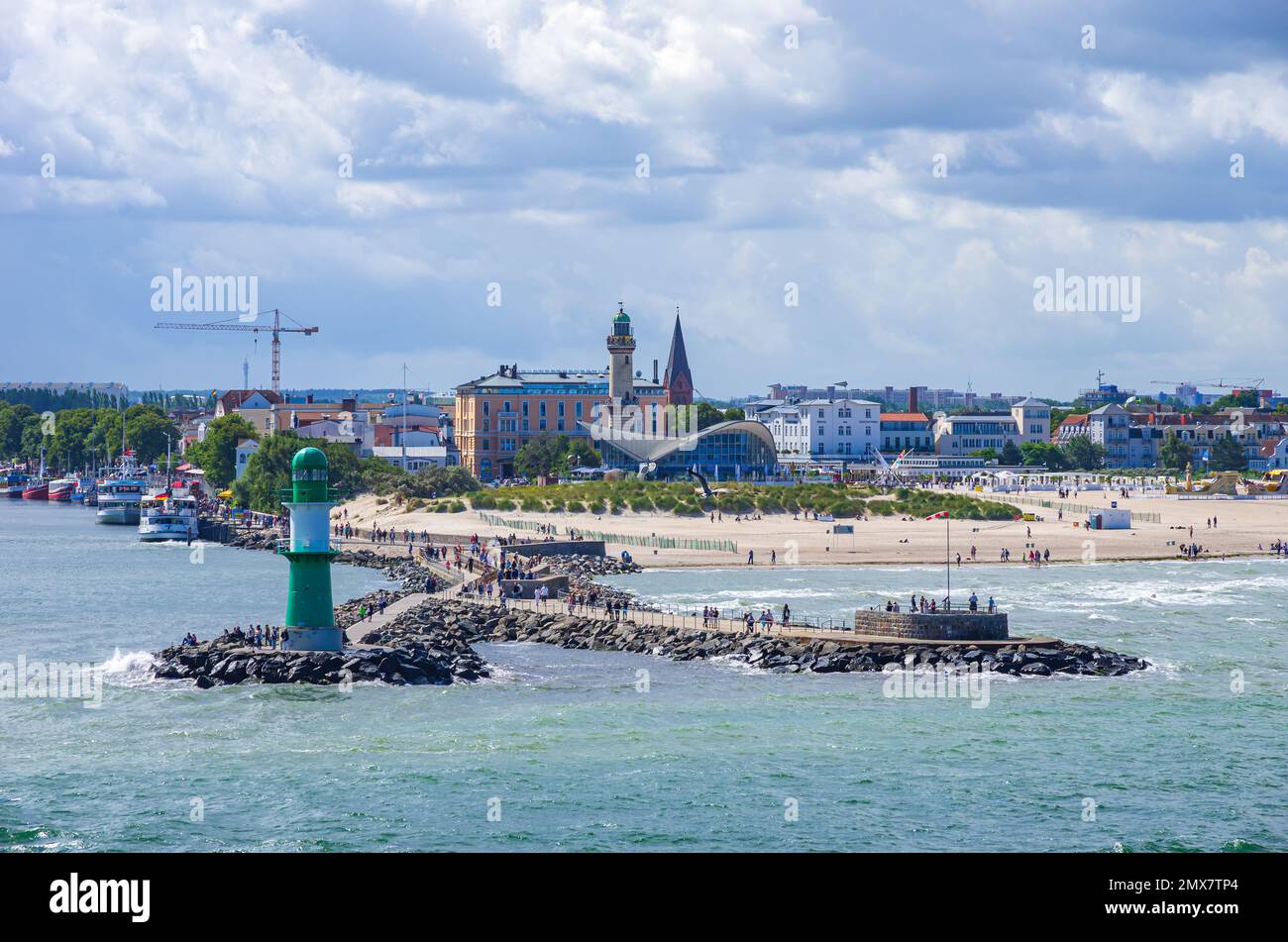 Warnemünde beach rostock germany hi-res stock photography and images ...