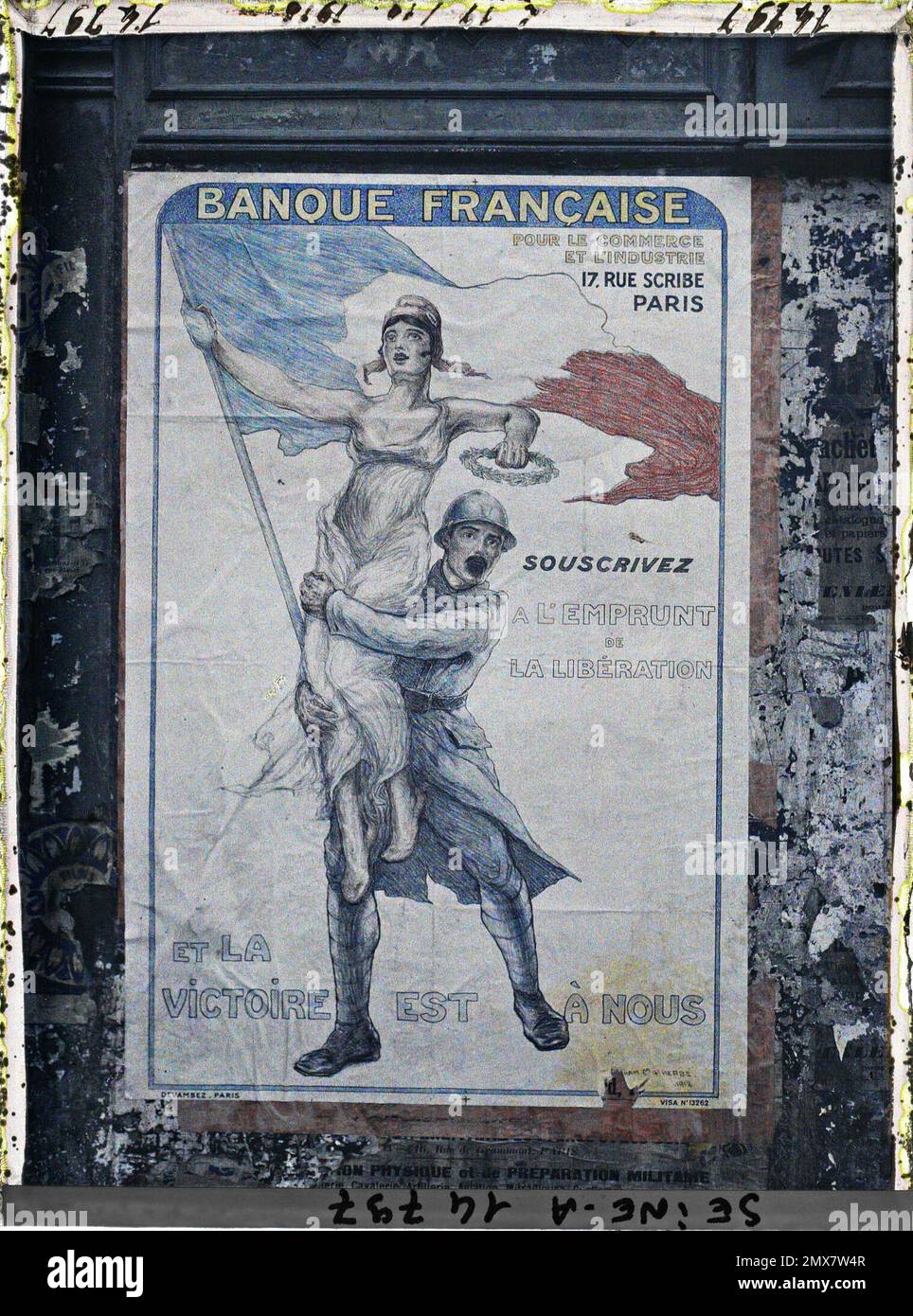 Paris, France displays national loan, French bank Stock Photo - Alamy