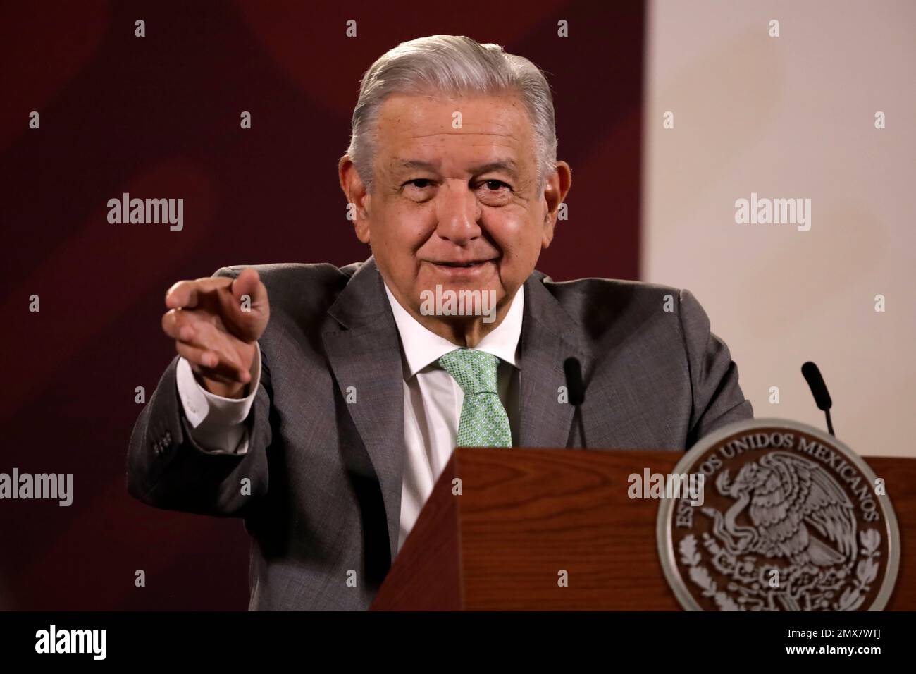 February 2, 2023, Mexico City, Mexico: Mexican President Andres Manuel ...