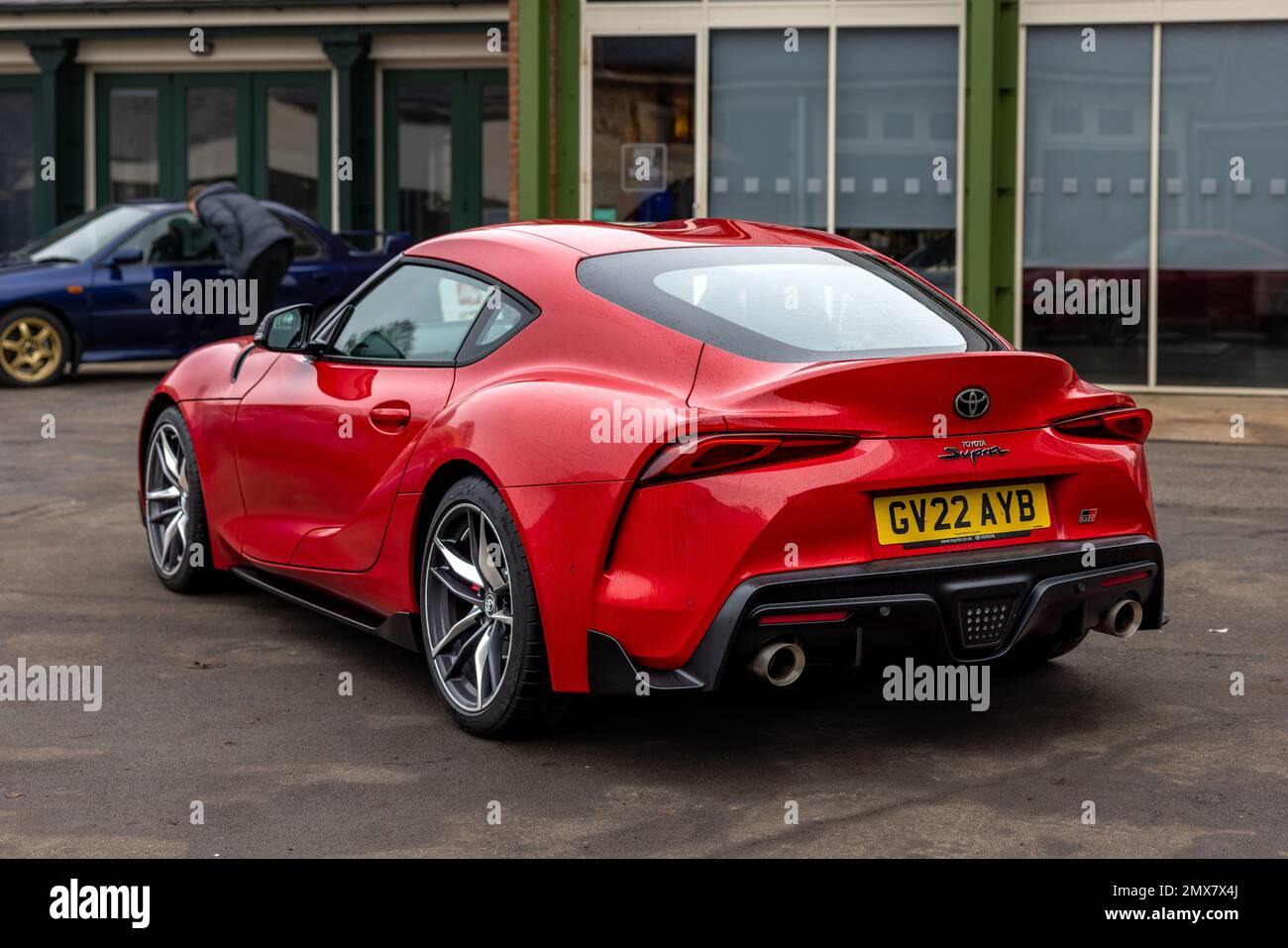 2022 Toyota Supra Pro, on display at the Japanese Assembly held at ...
