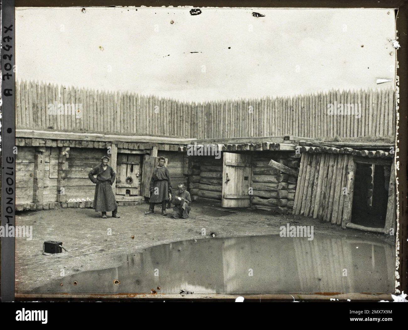 Ourga, Mongolia of the Guardians and a detainee inside the prison ...