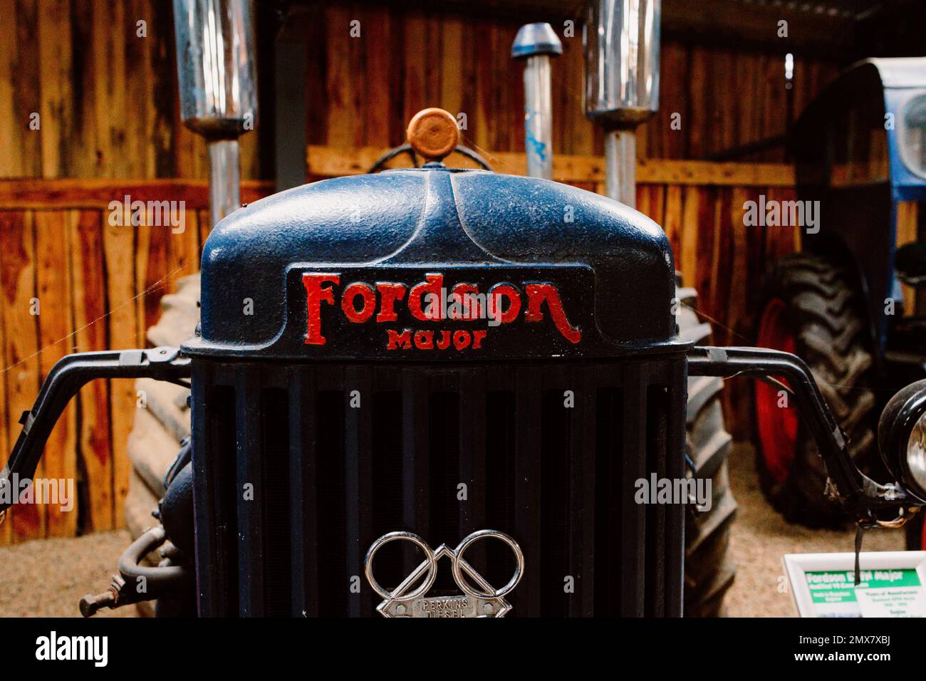 Northumberland UK: 6th June 2022: A Fordson Major Tractor (Ford ...