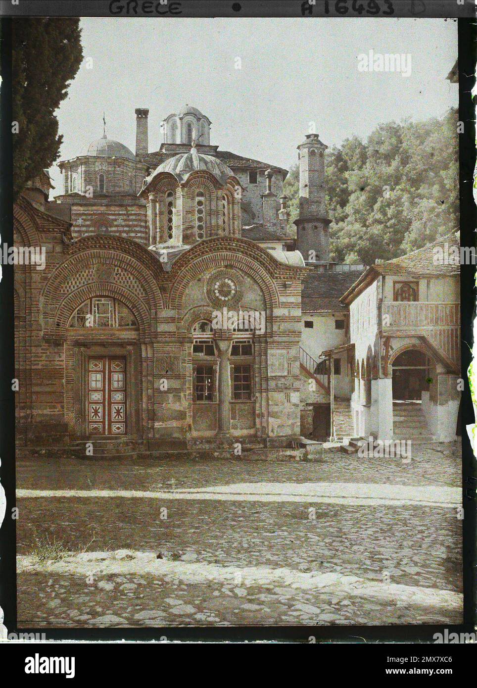 The Hilandar monastery, Greece , 1918 - Greece - Fernand Cuville ...