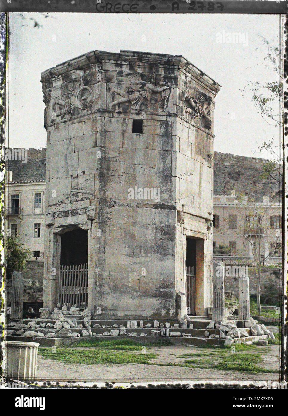 Athens, Greece the wind tower , 1913 - Balkans, Italy - Jean Brunhes ...