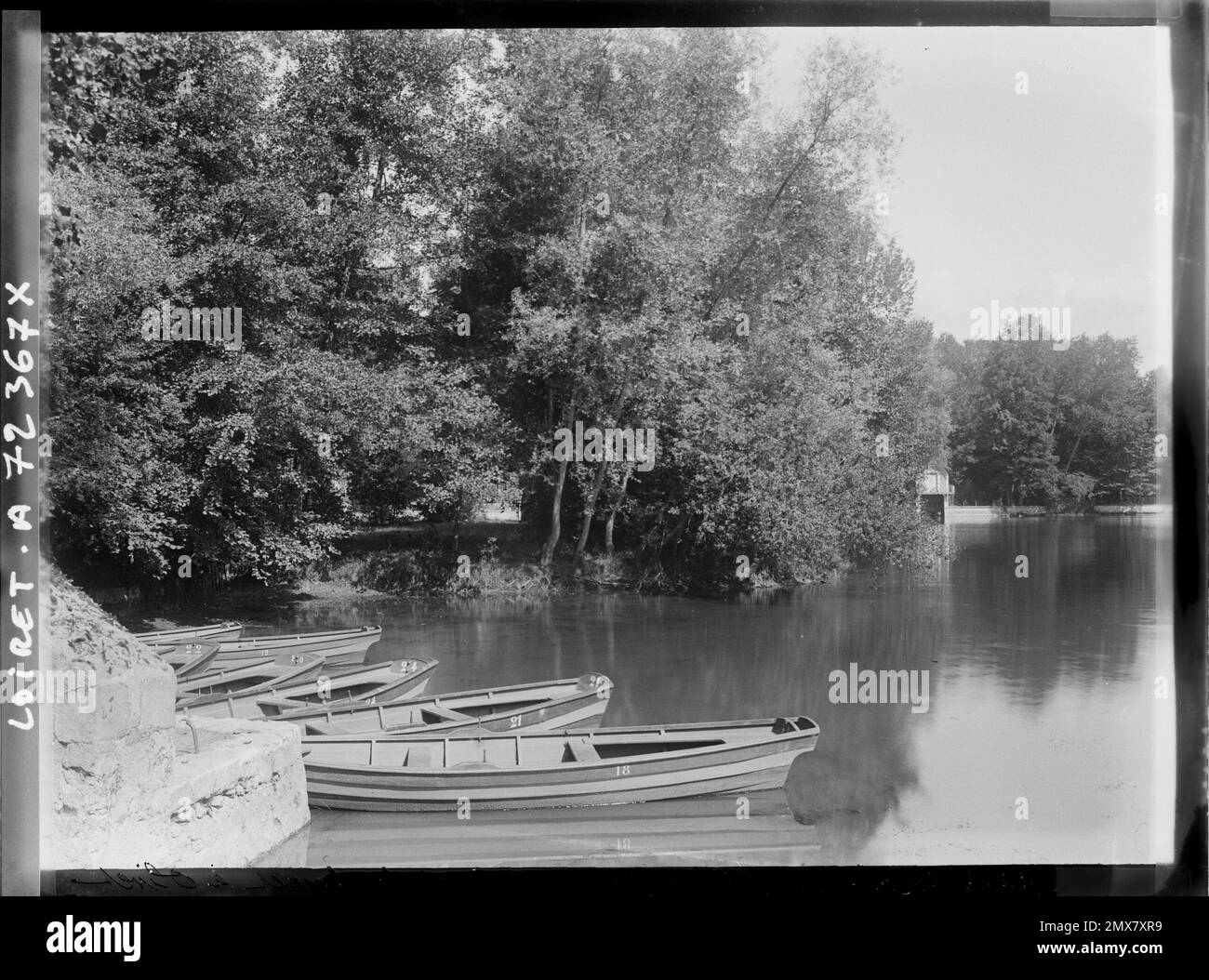 Olivet, France Barques on the edge of the Loiret , 1909 - Center of ...