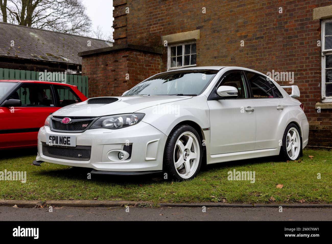2011 Subaru WRX STI, on display at the Japanese Assembly held at ...