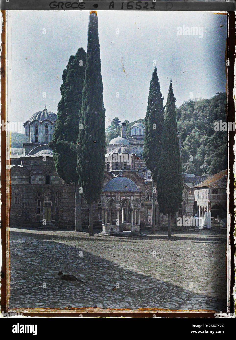 The Hilandar monastery, Greece , 1918 - Greece - Fernand Cuville ...
