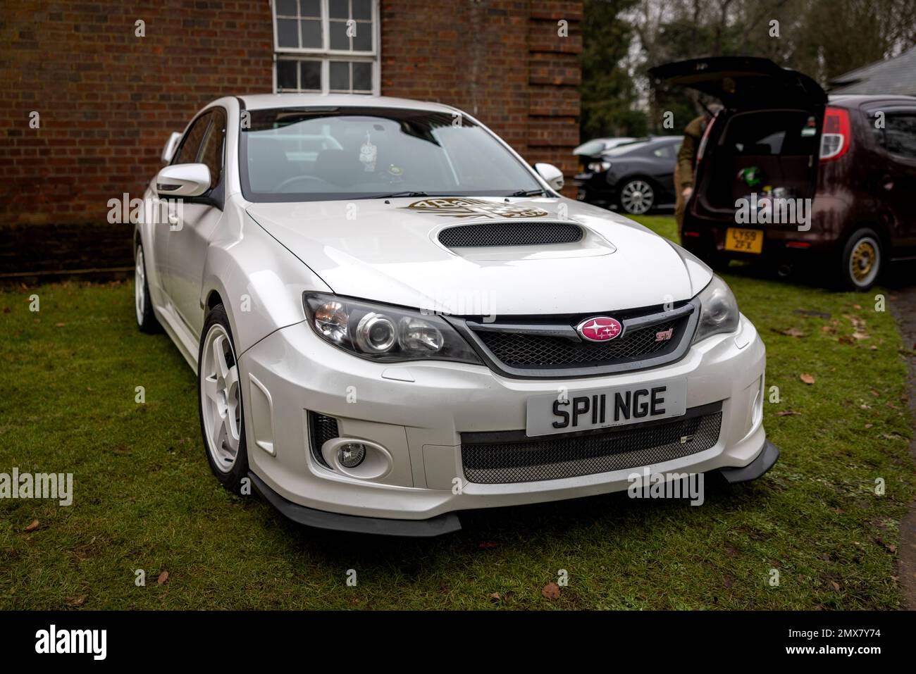 2011 Subaru WRX STI, on display at the Japanese Assembly held at ...
