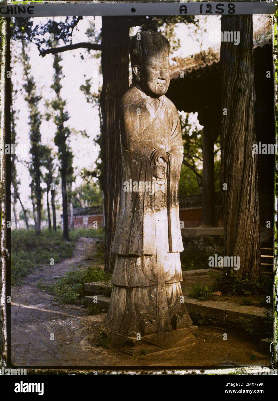 Tchoufou, China Konglin, the necropolis of the Confucius family , 1913 ...