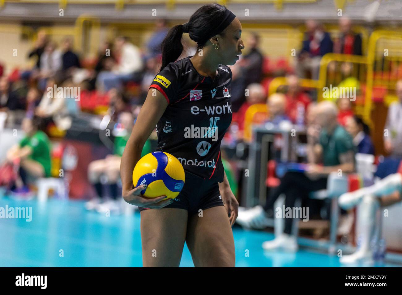 Loveth Omoruyi (UYBA) at service Stock Photo - Alamy