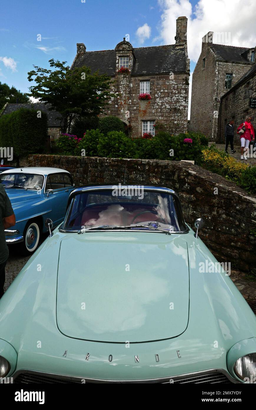 Classic Classic, Simca Aronde convertible, Locronan, Finistere ...