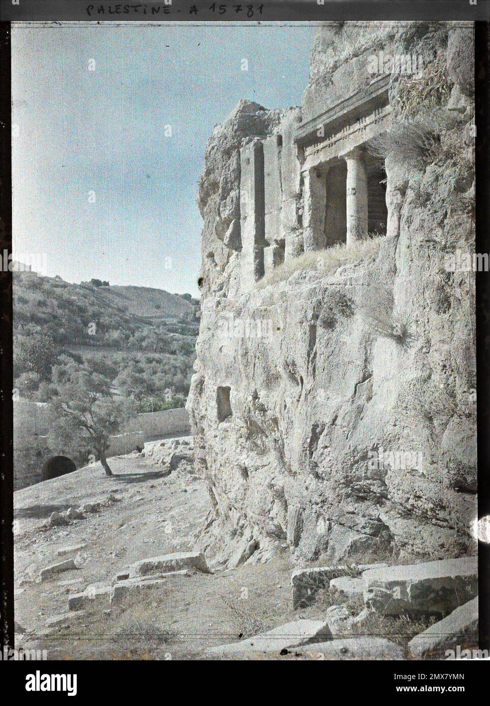 East of Jerusalem, Palestine Entrance to the dary of Saint-Jacques ...