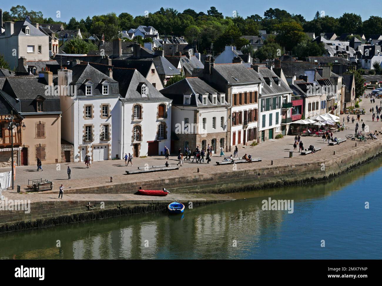 Saint-Goustan port, Quai Benjamin Franklin, Auray, Auray river ...