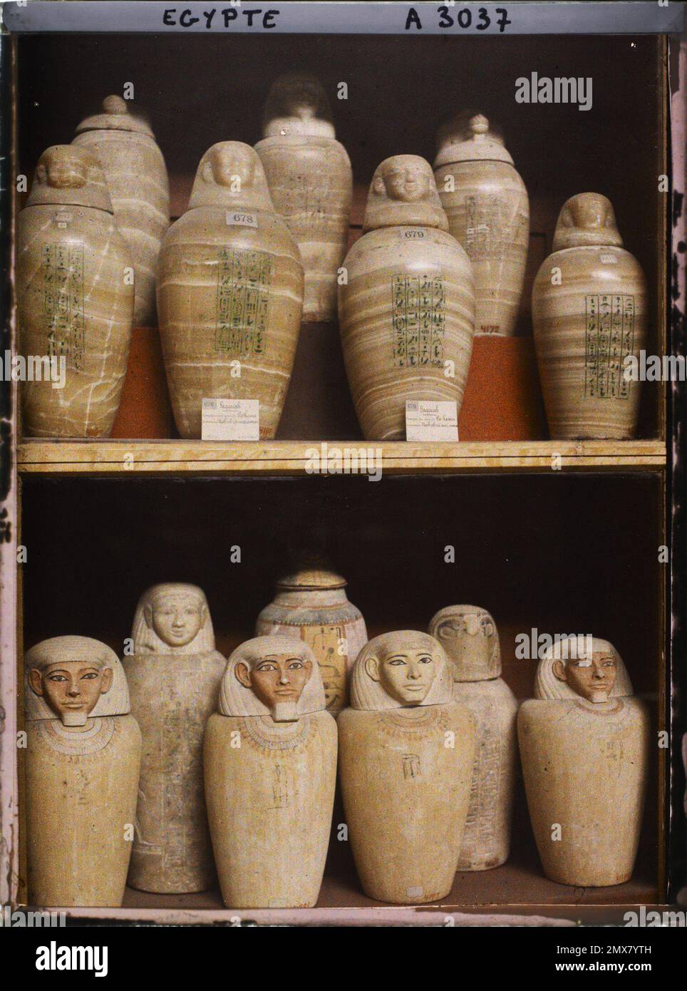 Cairo, Egypt, Africa Canopes Vases , 1914 - Egypt - Auguste Léon ...