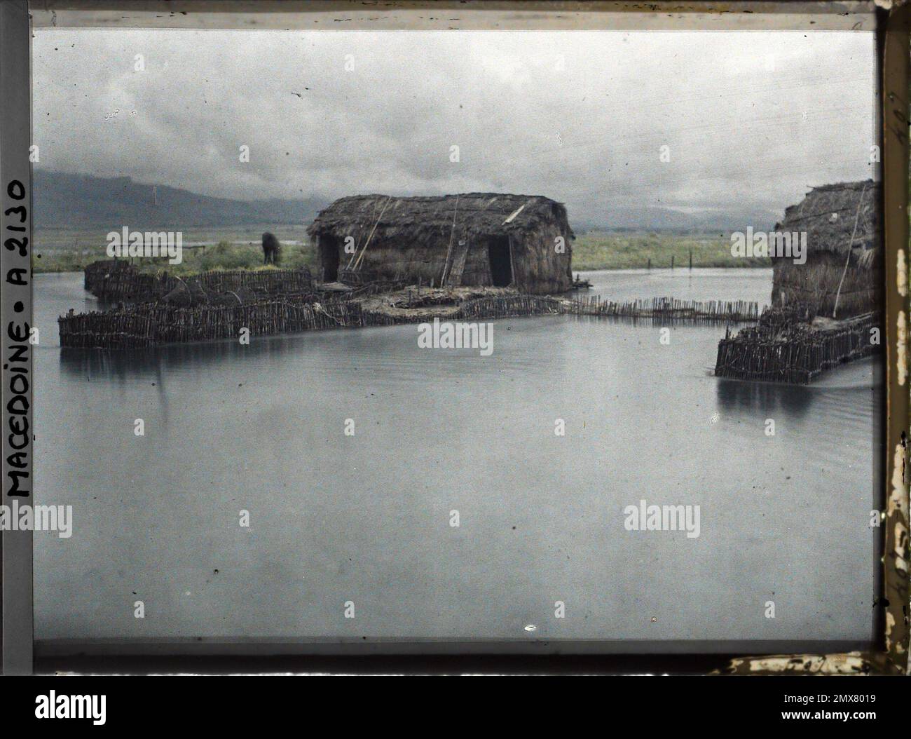 Struga, Macedonia Fishing installation on black drin , 1913 - Balkans ...