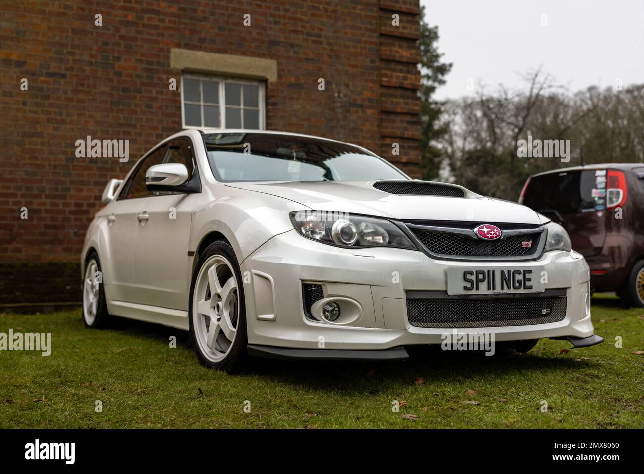 2011 Subaru WRX STI, on display at the Japanese Assembly held at ...