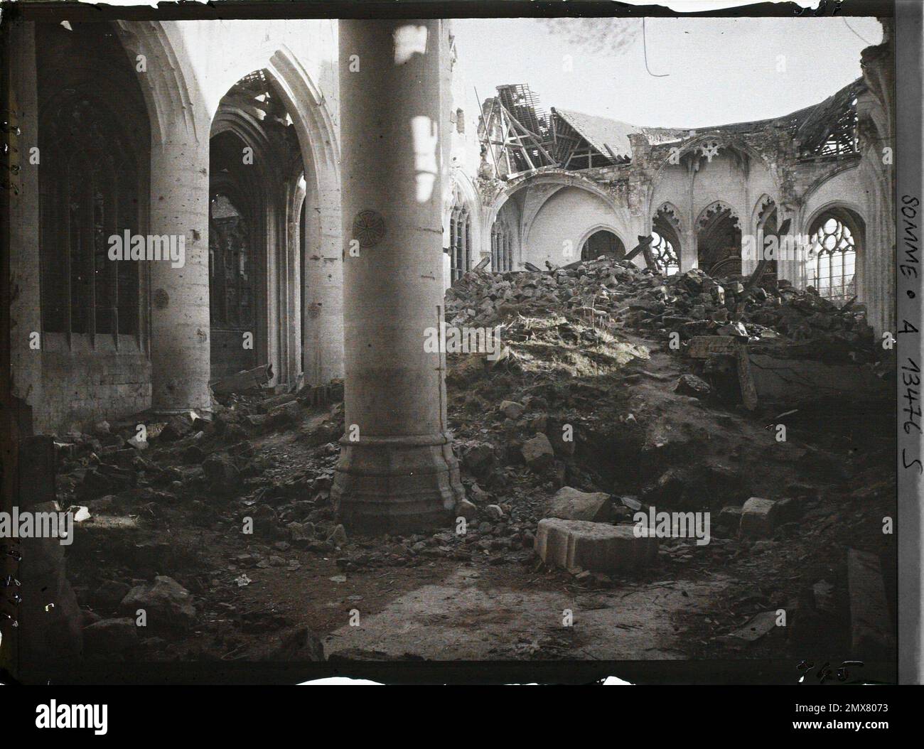 Roye, Somme, France , 1917 - Devastated regions, Somme, Oise, Aisne ...