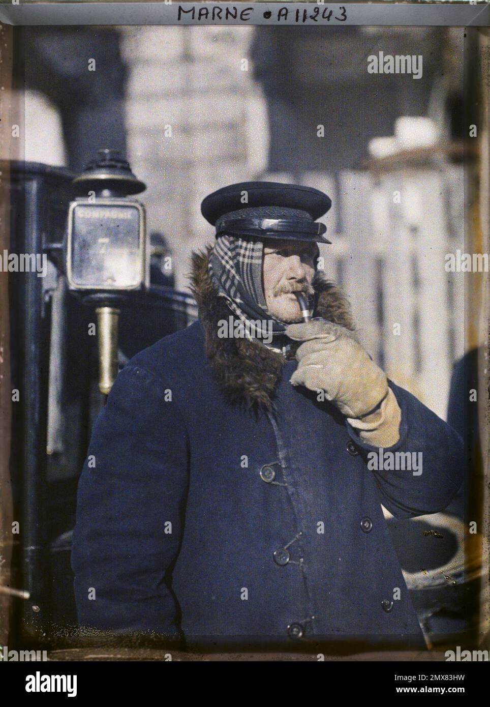 Reims, Marne, Champagne, France portrait of a coachman , 1917 - Marne ...