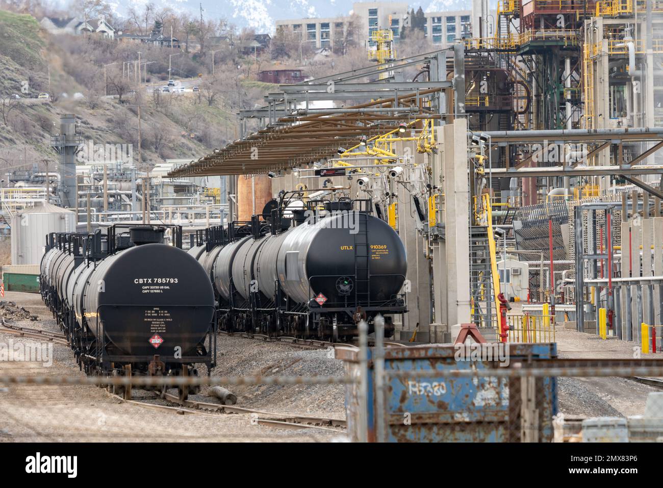 Rail tank cars hi-res stock photography and images - Alamy