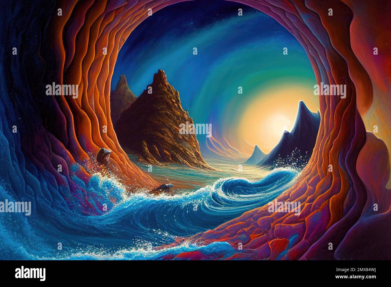 Psych waves hi-res stock photography and images - Alamy