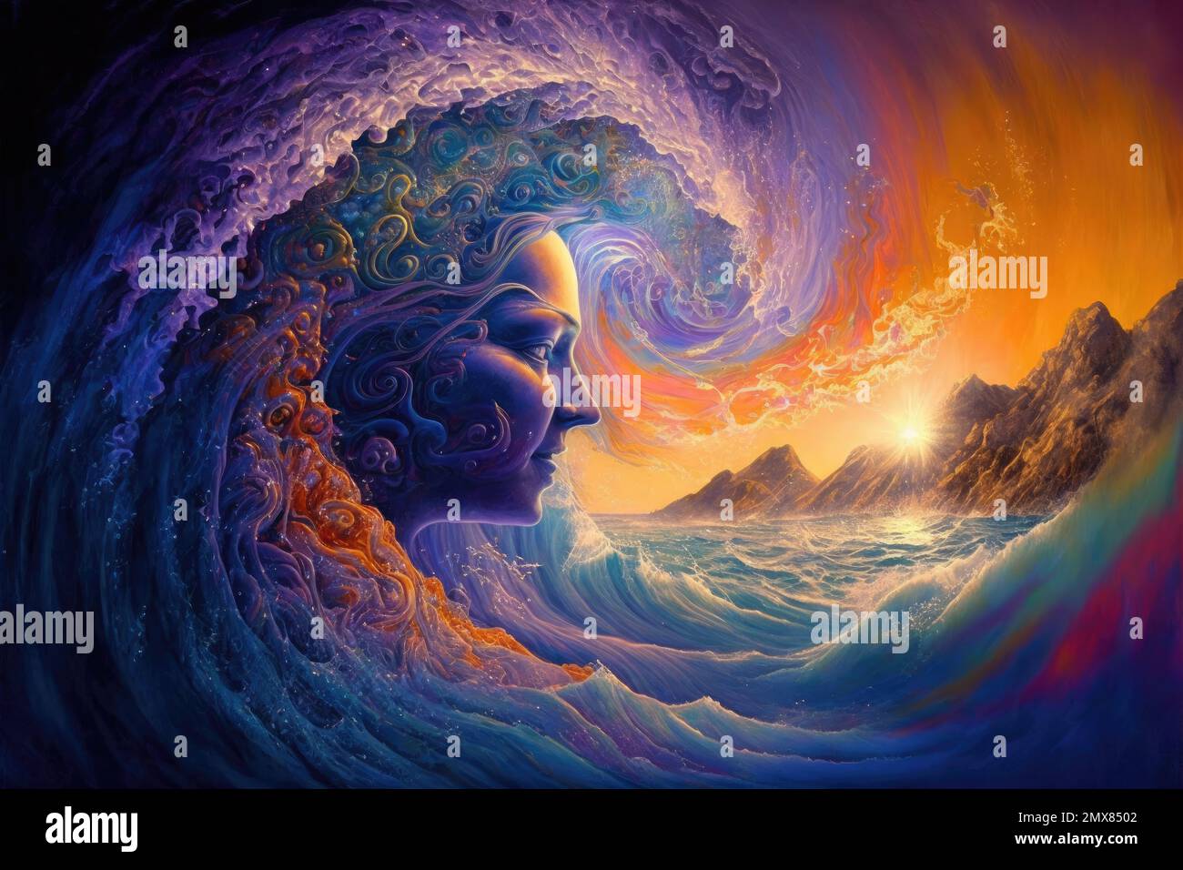 Psych waves hi-res stock photography and images - Alamy