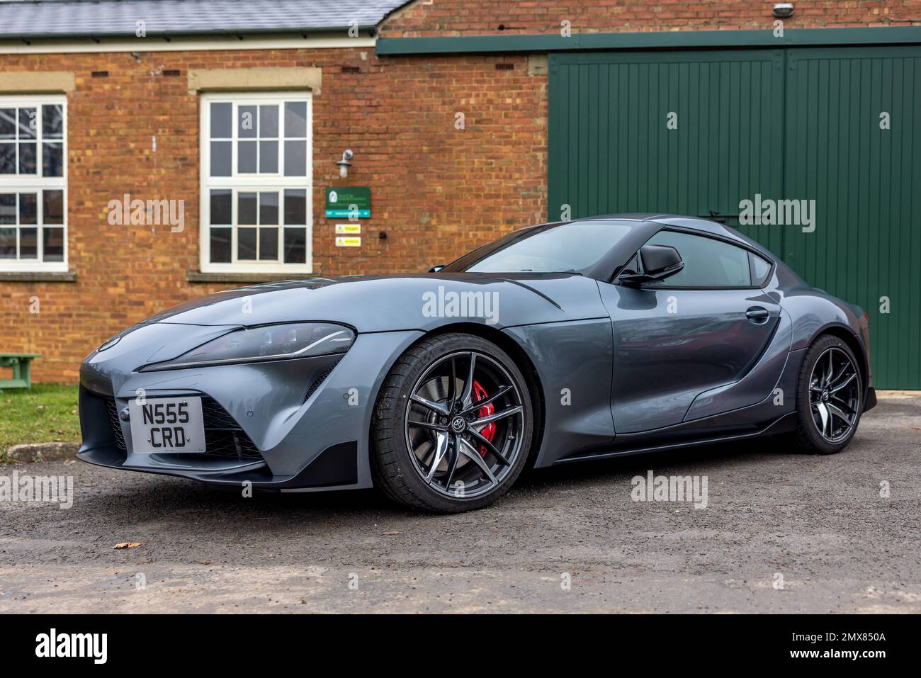 2022 Toyota Supra Pro, on display at the Japanese Assembly held at Bicester Heritage Centre on ...