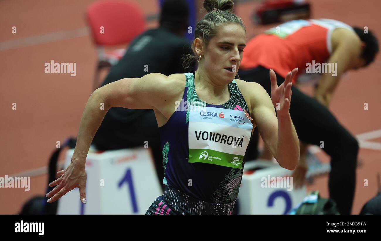 Ostrava, Czech Republic. 02nd Feb, 2023. Lada Vondrova from Czech ...