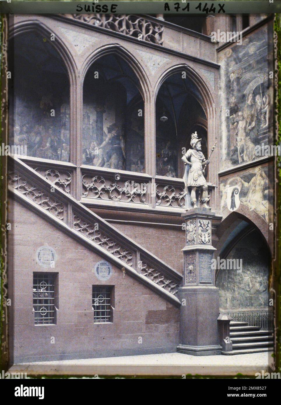 Basel, Switzerland The interior of the Rathaus (town hall) , 1911 ...