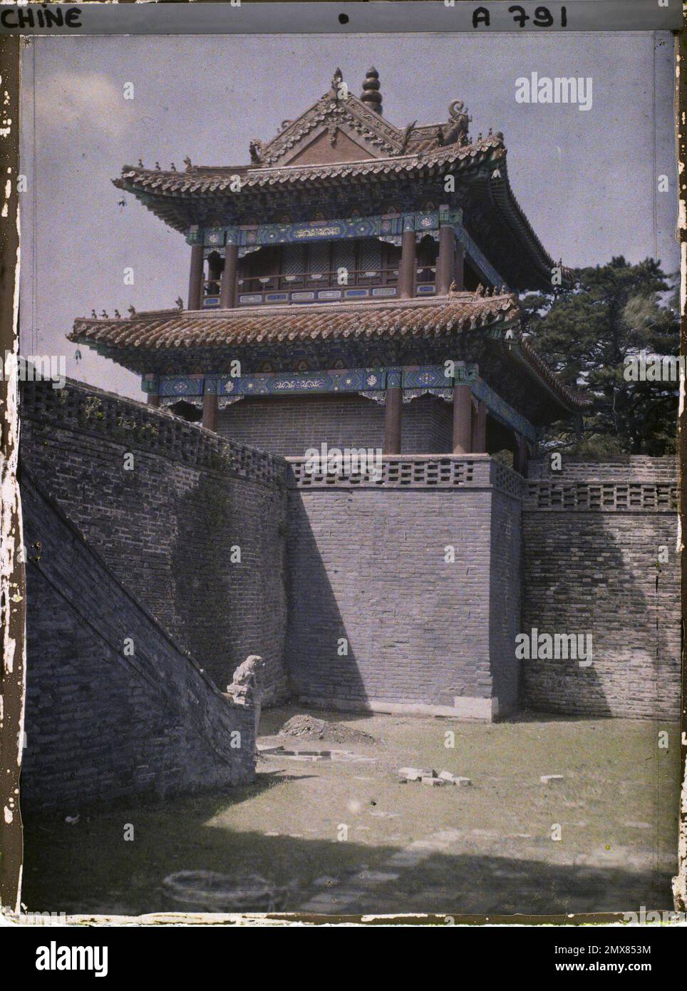 Surroundings of Moukden, China Fuling ("tomb of bliss"), also called ...