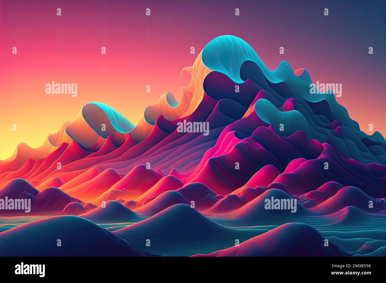 Psych waves hi-res stock photography and images - Alamy
