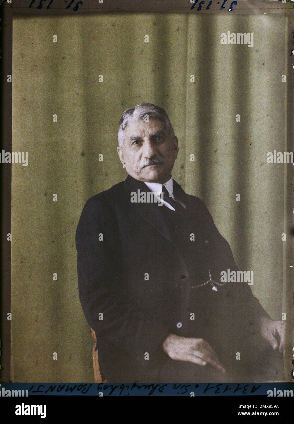 Property of Albert Kahn, Boulogne, France Sir J.R. Bomanji Stock Photo ...