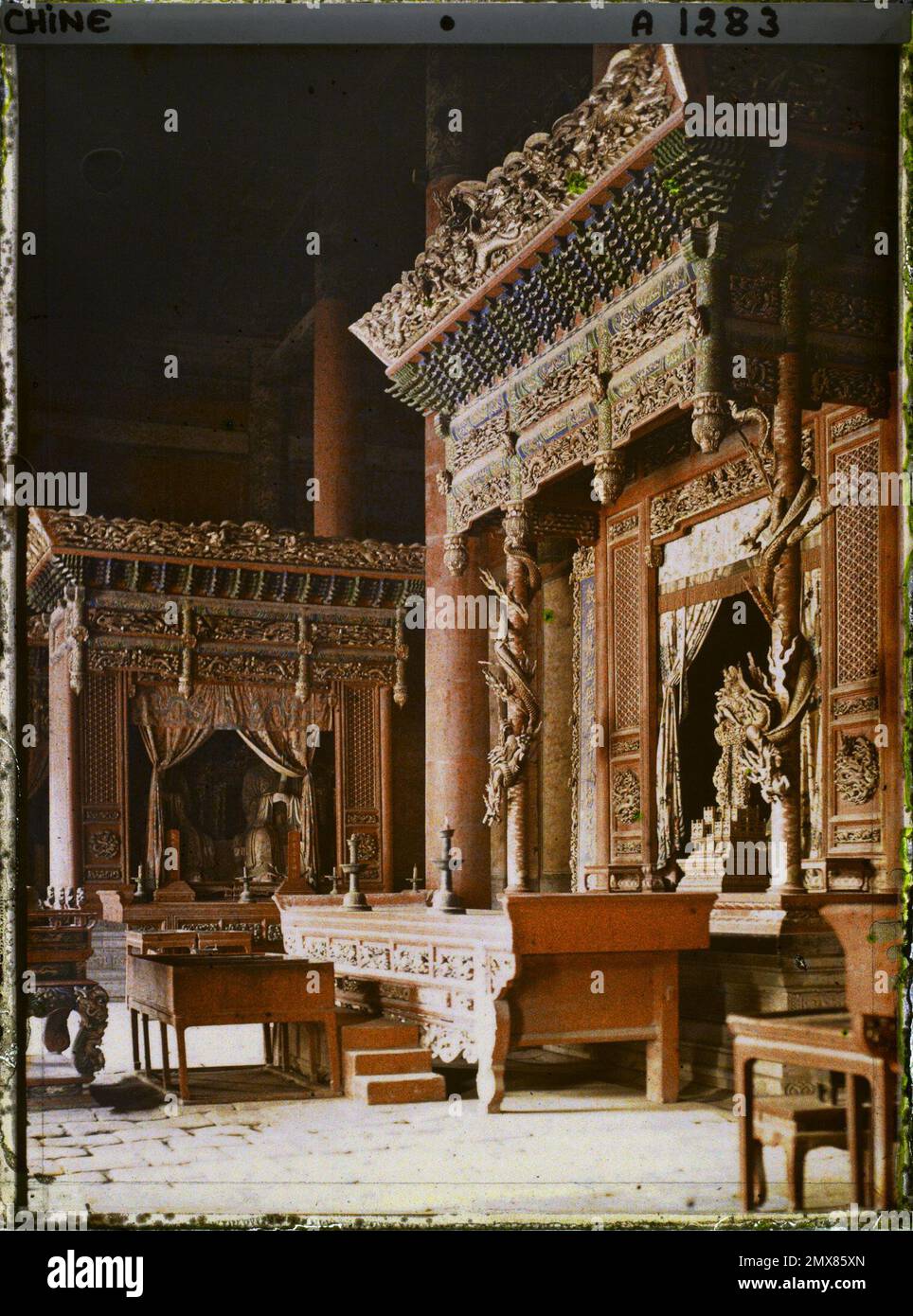 Tchoufou, China Kongmiao ("Temple of Confucius") , 1913 - China ...