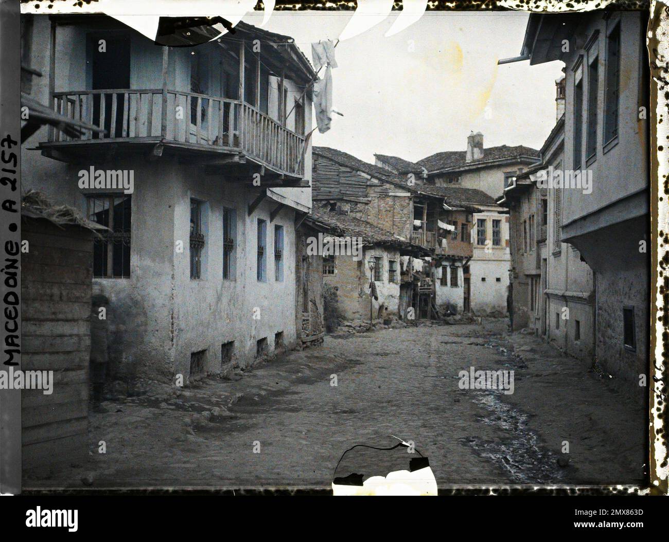 Monastir (current Bitola), Macedonia a street corner , 1913 - Balkans ...