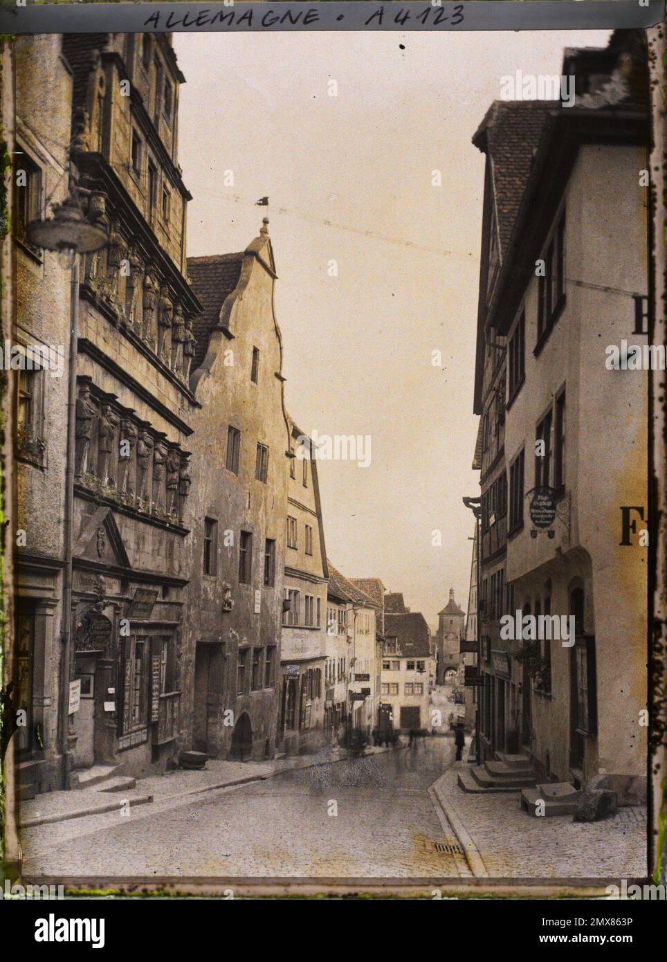 Rothembourg, Germany , 1912 - Germany - Auguste Léon Stock Photo - Alamy