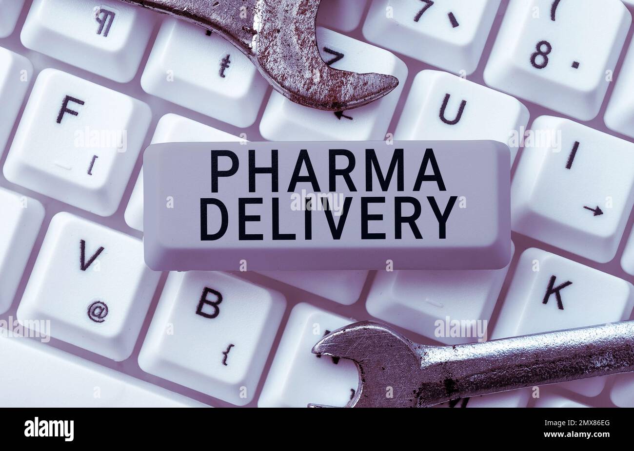 Handwriting text Pharma Delivery. Word Written on getting your ...