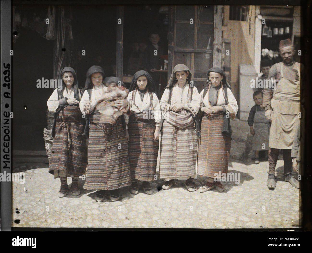 Ochrida (current Ohrid), Macedonian peasant people around Ohrid , 1913 ...