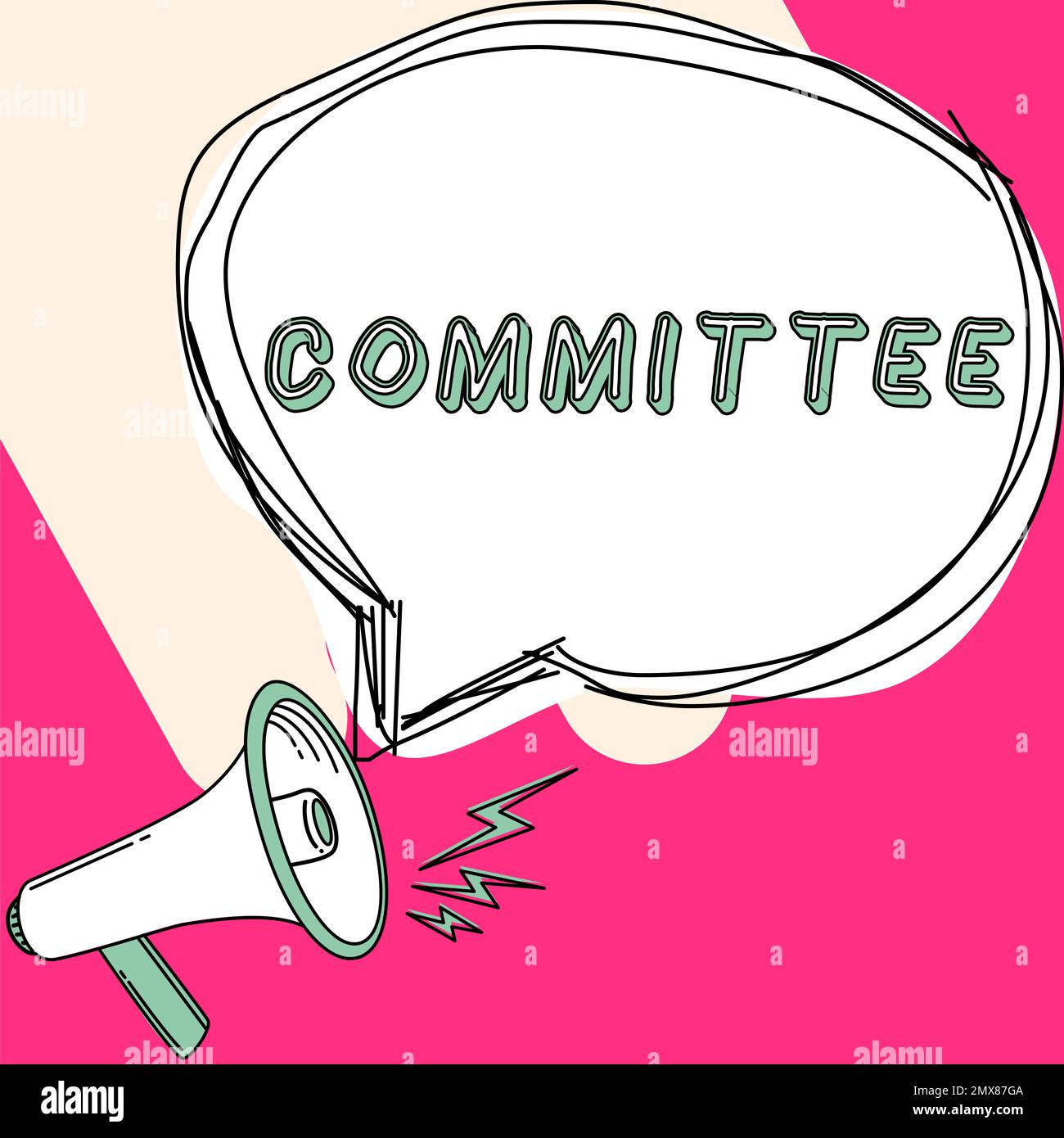 Conceptual caption Committee. Concept meaning Group of people appointed ...