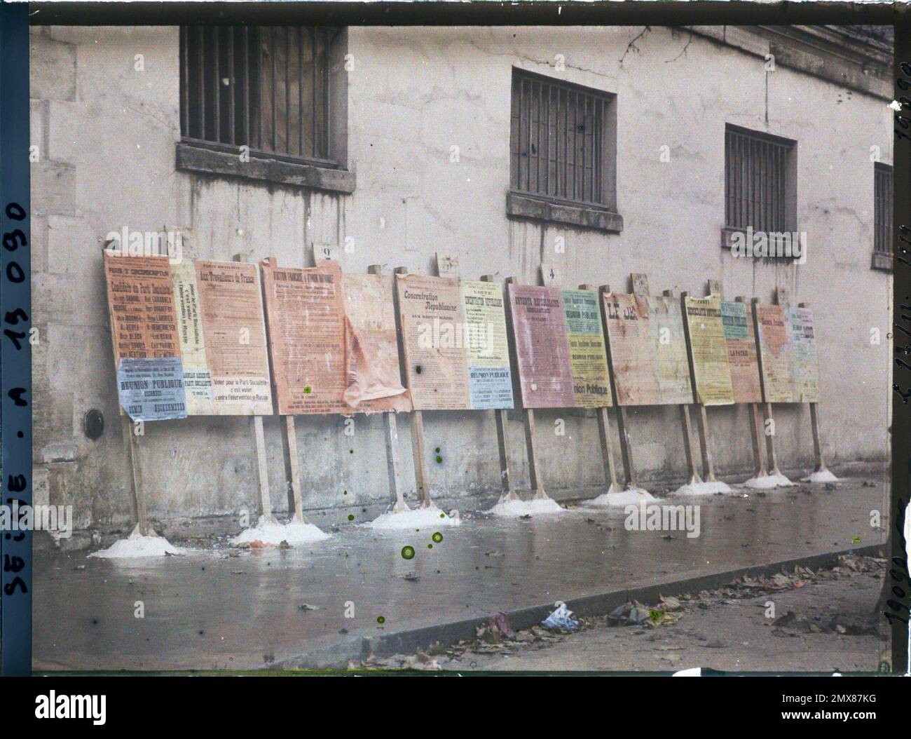 Paris, France posters for the legislative elections of November 1919 ...