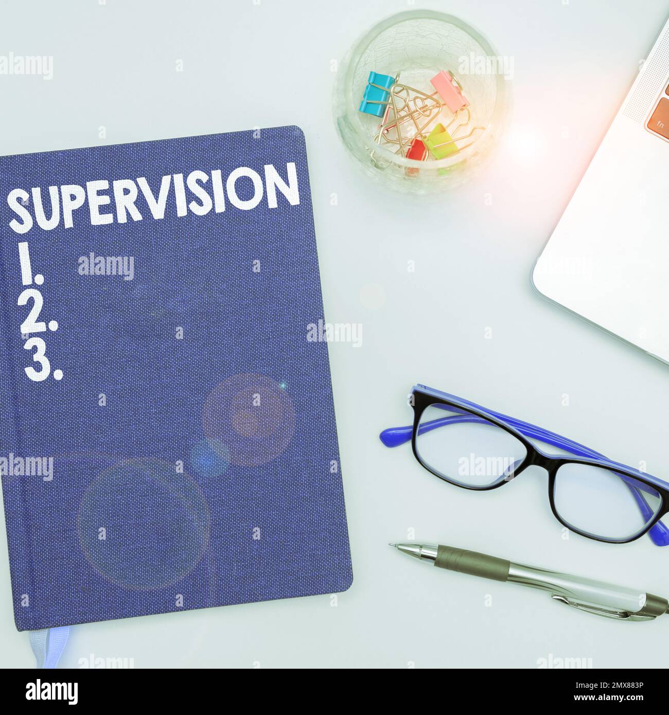 Hand writing sign Supervision. Internet Concept monitoring and ...