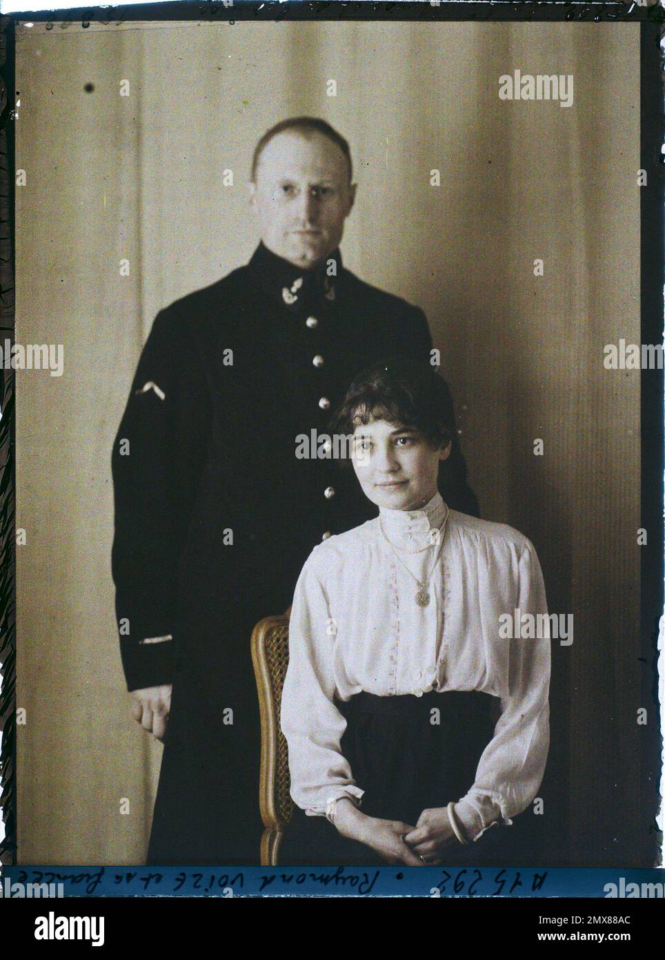 Property of Albert Kahn, Boulogne, France Lieutenant Raymond Voize and ...