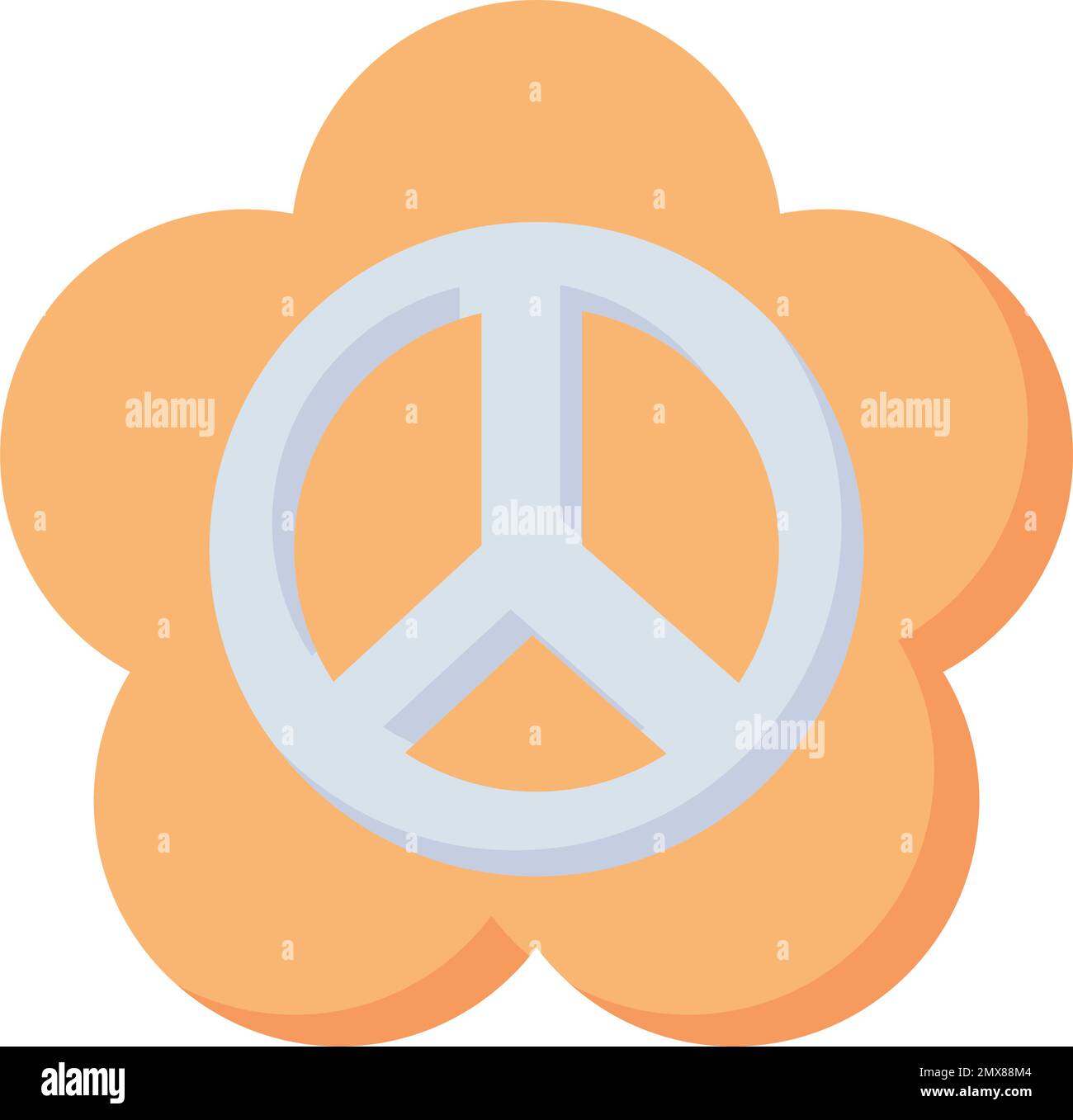peace sign retro icon Stock Vector Image & Art - Alamy