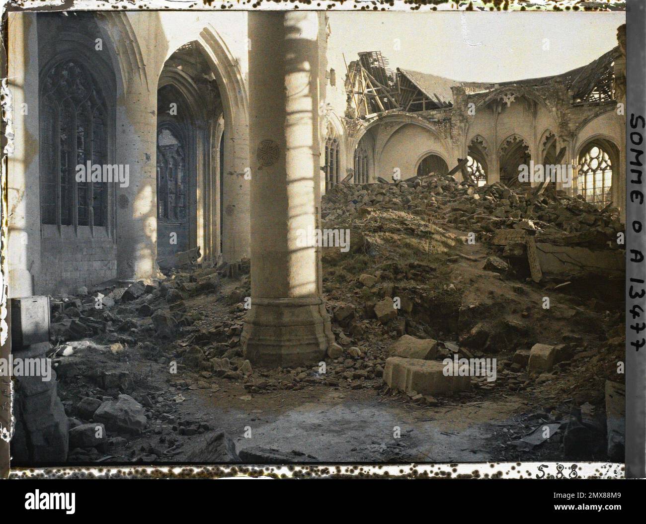 Roye, Somme, France , 1917 - Devastated regions, Somme, Oise, Aisne ...