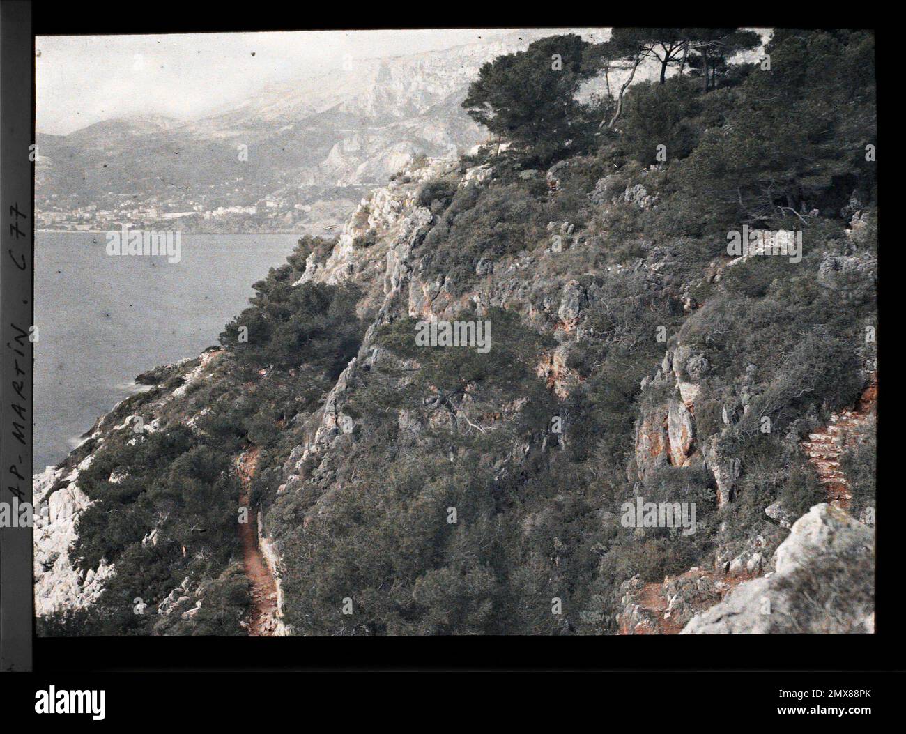 Cap Martin, Alpes-Maritimes, France seen on Monte Carlo from Cap Martin ...