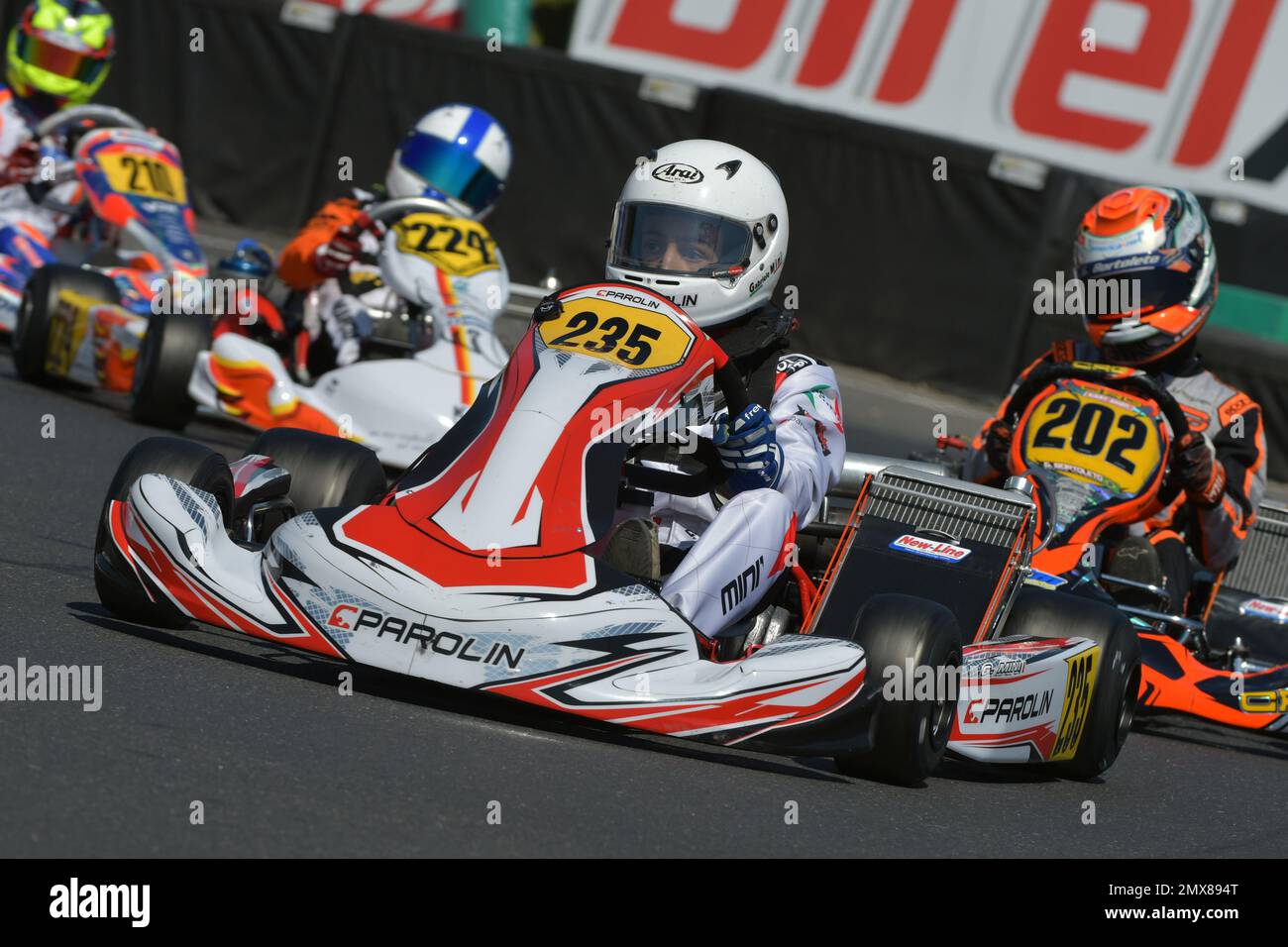 Italian racing driver Gabriele Mini Stock Photo - Alamy